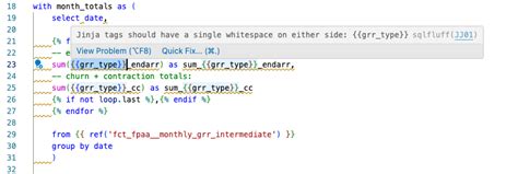 Sqlfluff Linter Adding Way Too Much White Space Help Dbt Community