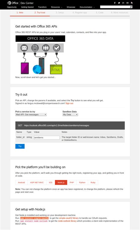 How Good Are The Office 365 Apis For Nodejs By Fergie Mcdowall Medium