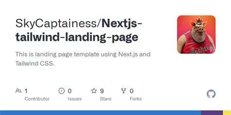 Github Skycaptainessnextjs Tailwind Landing Page This Is Landing