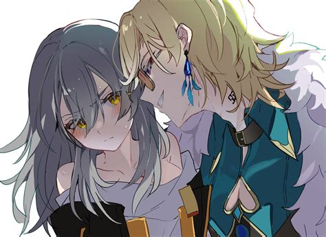 Trailblazer Stelle And Aventurine Honkai And More Drawn By Penzi Mok Pen Danbooru