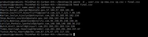 Script Commands To Editmodify And Extract Information From Csv Files