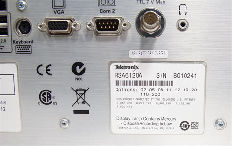 Tektronix RSA A Real Time Spectrum Analyzer KHz To GHz With Options InStock Com