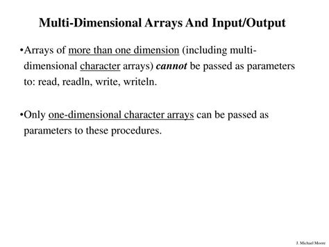 Ppt Multi Dimensional Arrays Powerpoint Presentation Free Download