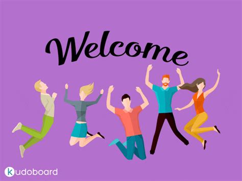 Kudoboard Giphyupload Welcome Welcome To The Team Kudoboard 
