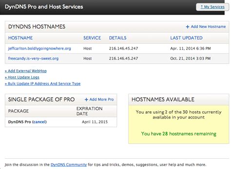 Modifying A Hostname Dyn Help Center