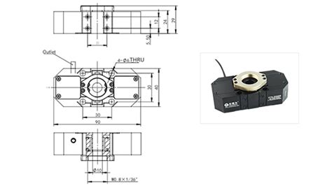 piezo nanopositioning scanners piezo scanners with aperture piezo