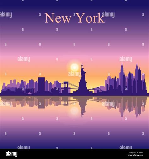 New York City Skyline Stock Vector Images Alamy