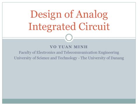 Ppt Analog Integrated Circuit Design Analog Cmos Circuit 53 Off
