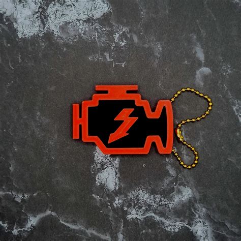 Check Engine Keychain 3d Model By Jcreatenz On Thangs