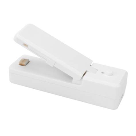 Usb 충전 미니 자기 씰링 기계 휴대용 씰링 클립 식품 방습 실러 흰색