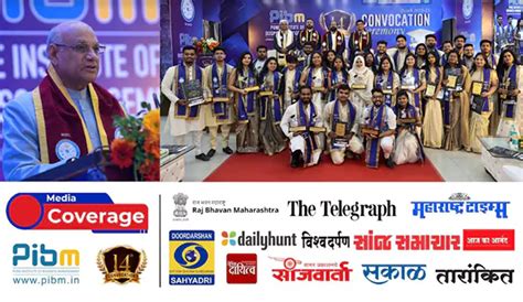 14th Convocation Ceremony At Pibm Pune