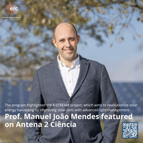Professor Manuel Mendes Was Recently Featured On Antena 2 Ciência To
