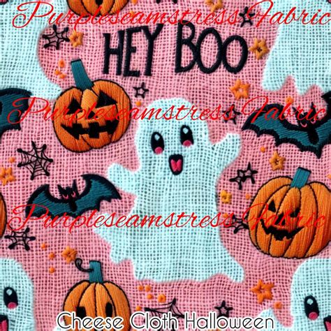 Cheese Cloth Halloween Purpleseamstress Fabric