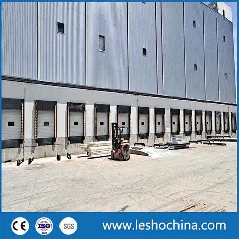 Food Factory Cold Storage Logistic Warehouse Thermal Insulation Loading Bay Loading Container Food Factory Cold Storage Logistic Warehouse Thermal Insulation Loading Bay Loading Container