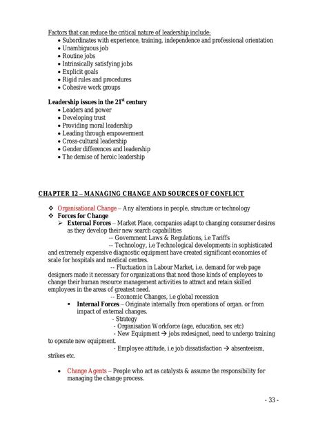 Management Notes Mgc1010 Introduction To Management Monash Thinkswap