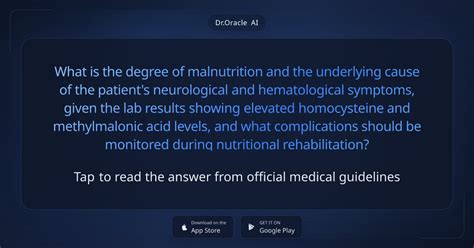 What Is The Degree Of Malnutrition And The Underlying Cause Of The