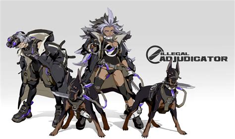 Illegal Adjudicator 2 Character Design Black Anime Characters Game Character Design