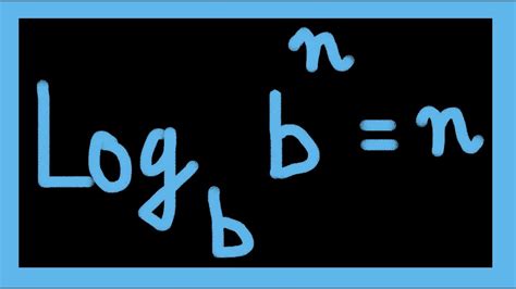 Fundamental Properties Of Logarithm Part Log B N Base B N YouTube