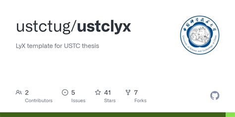 GitHub Ustctug Ustclyx LyX Template For USTC Thesis