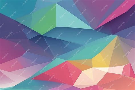 Abstract Lowpoly Background Eps 10 Vector Illustration Used Opacity Mask And Transparency Layers