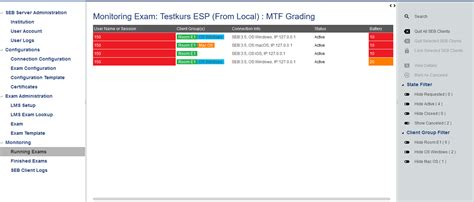 Seb Client Groups — Seb Server Documentation