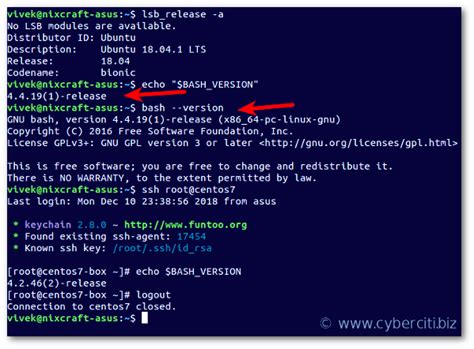 How Do I Check My Bash Version Nixcraft