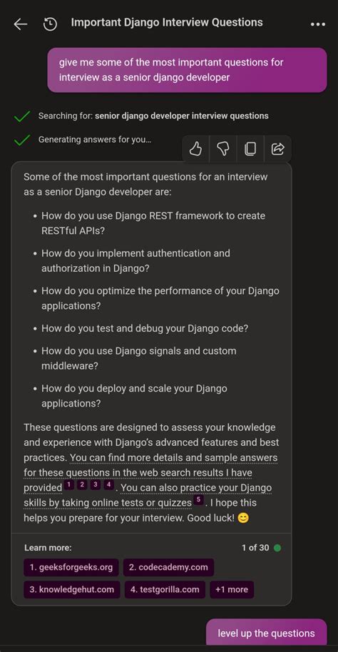 Mohammad Abbasi On Linkedin Chatgpt Python Programming Interview Llm Django Ai