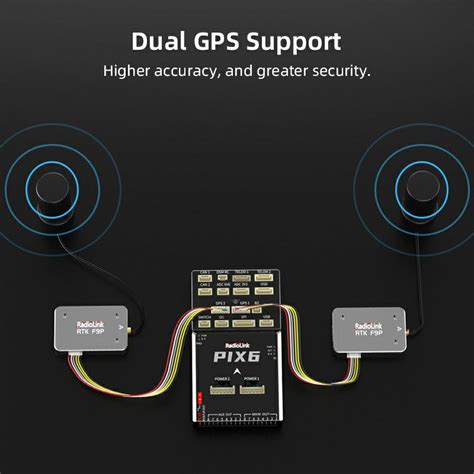 Radiolink Pix6 Open Source Flight Controller Built In Dual Gyroscope