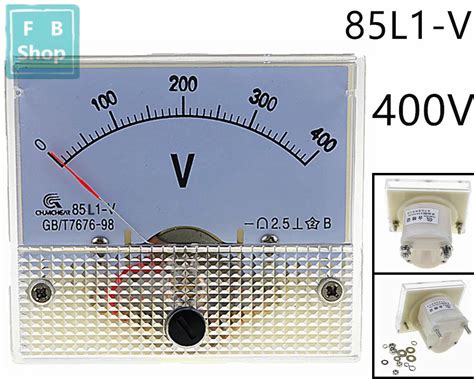 1pcs 85l1 V 400v Ac Analog Voltmeter Panel Voltage Meter 64 56mm In Voltage Meters From Tools On
