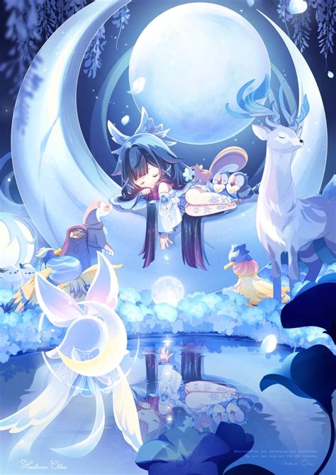 Hoshiusagi No Chloe Columbina Genshin Impact Genshin Impact Absurdres Commentary Request