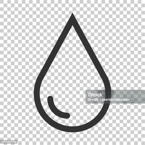 평면 스타일에 물 드롭 아이콘입니다 격리 된 배경에 빗방울 벡터 일러스트입니다 드롭릿 물 Blob 비즈니스 개념입니다 겨울에 대한 스톡 벡터 아트 및 기타 이미지 Istock