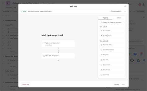 create task as approval rule tips and tricks asana forum