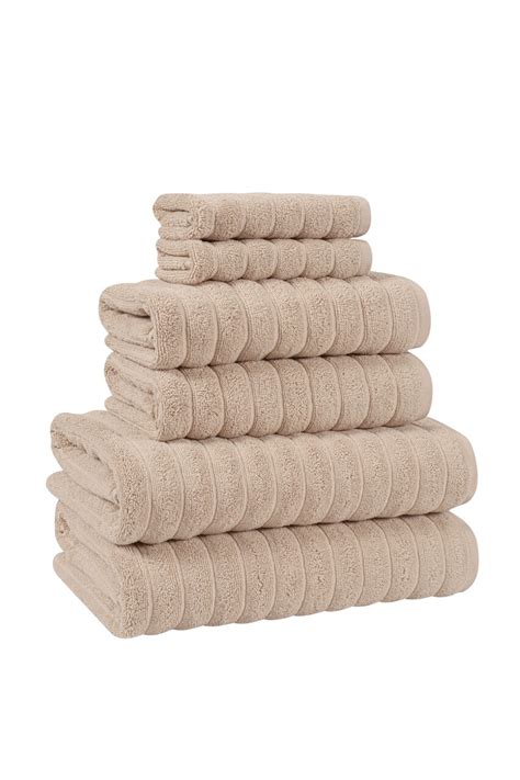 Euphoria Luxury Beige Turkish Cotton Towel Set