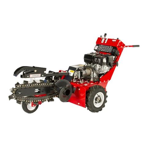 Barreto 24 Trencher Rental Pt 70 The Home Depot