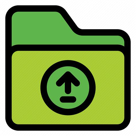 Upload Folder Uploading File Document Icon Download On Iconfinder
