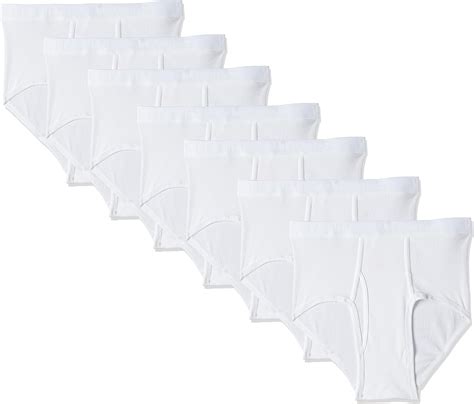 Hanes Mens No Ride Up Briefs With Comfort Flex Waistband 6 Pack White