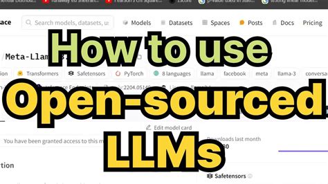 How To Use Any Open Sourced Llm Youtube