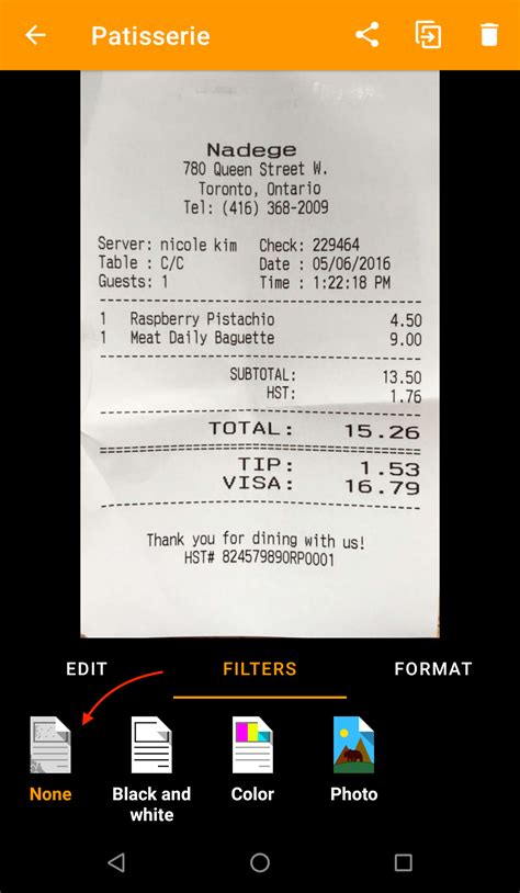 Change The Default Filter Applied To Scans Genius Scan