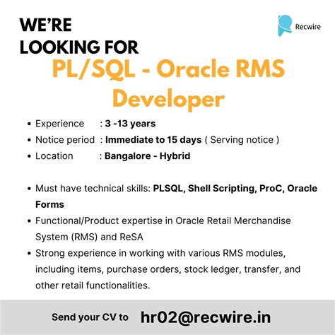 jisin joseph on linkedin hiring oraclerms plsql resa