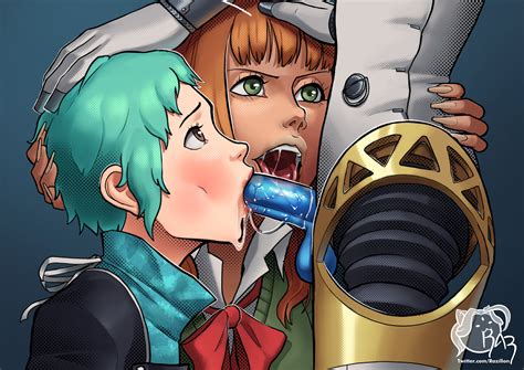 Rule 34 3girls Aigis Persona Fellatio Futanari Fuuka Yamagishi