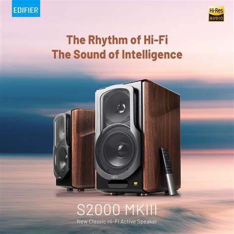 Edifier S2000 Mkiii Bookshelf Speaker Bluetooth V50 Hi Res Dual