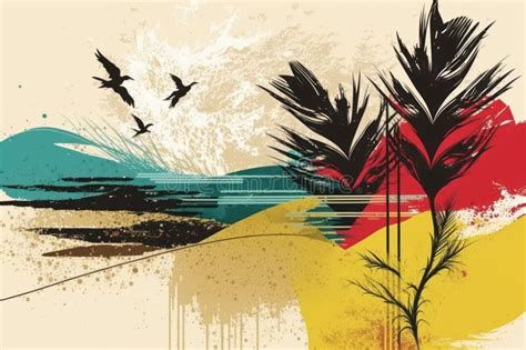 Conception Of Beach Vector Beautiful Illustration Picture Stock Illustration Illustration Of