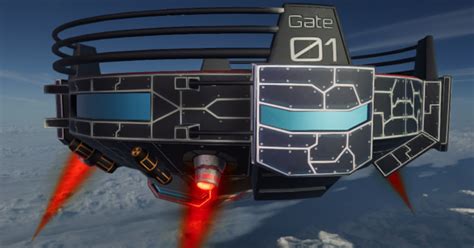3d Sci Fi Industrial Float Platform 3d Sci Fi Unity Asset Store