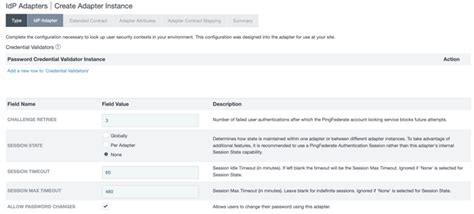 Configuring Self Service Password Management PingFederate Server