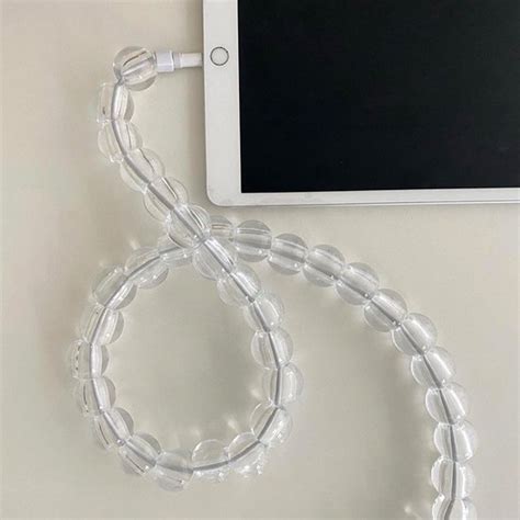 Minislifestyle Apple Oplader Kabel Met Transparant Kralen Lightning Kabel Naar Usb 1 Bol