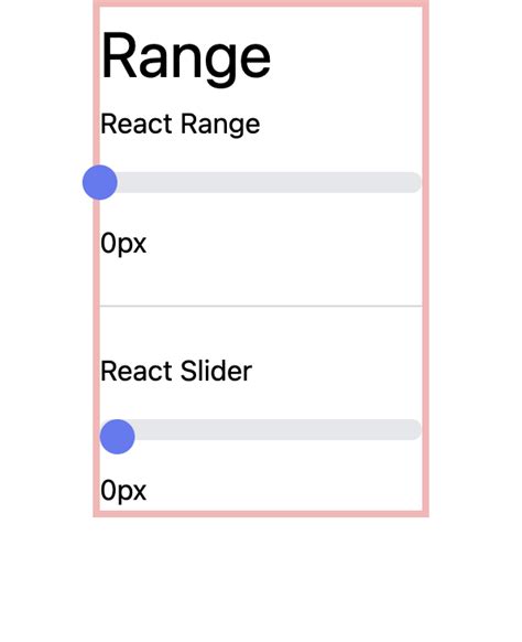 Align Thumb Of React Range Slider So It Doesn T Go Outside Bounding Box Issue Tajo