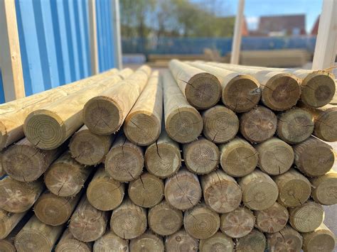 Round Pointed Timber Posts Bennetts Timber