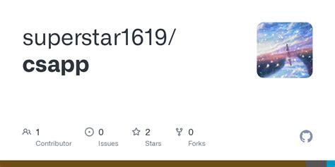 GitHub Superstar Csapp