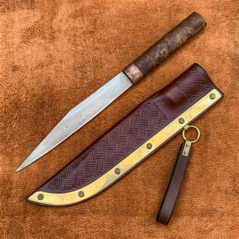 First REAL Knife Project Does This Look Like A Seax R Knifemaking
