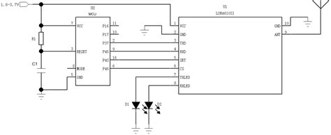 60mw Industrial Uart Lora Module With Esd Protection Mesh Module
